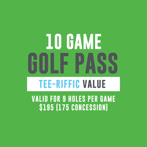 10 Game Golf Pass - Spring Park Golf Course